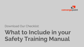 Free Checklist: Elements to Include in your Safety Training Manual