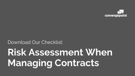 Checklist: Risk Assessment when Managing Contracts