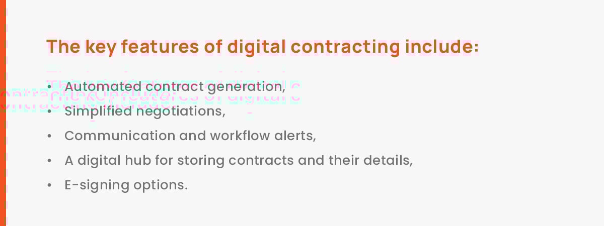 Fundamentals of Digital Contracting