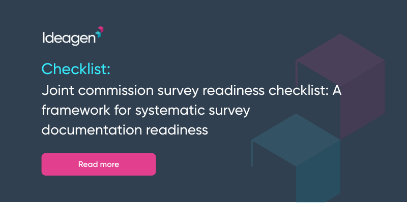 Joint Commission Survey Readiness Checklist | Free Download